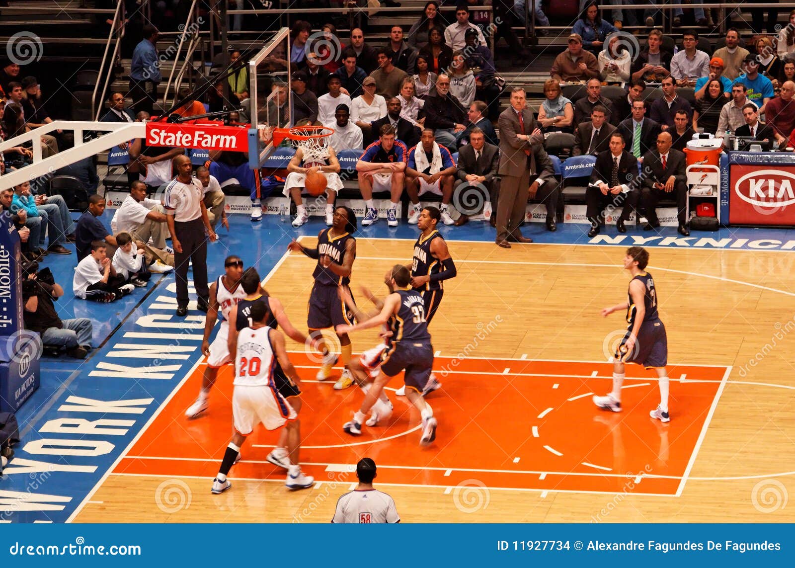 Knicks X Indiana Pacers Madison Square Garden Editorial Stock Image ...