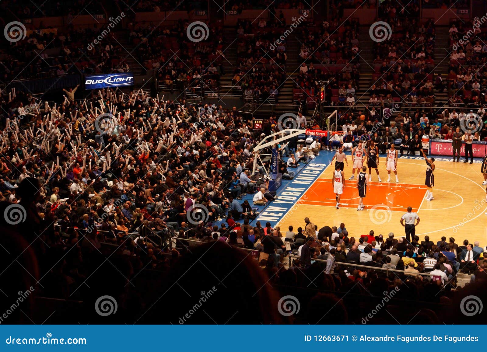 Knicks X Indiana Pacers Madison Square Garden Fotografia Editoriale ...