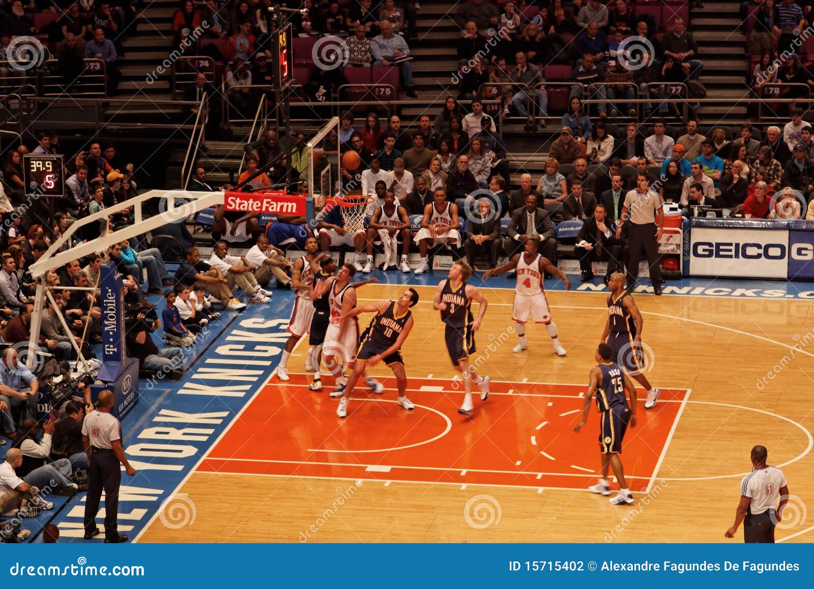 Knicks X Indiana Pacers Madison Square Garden Editorial Photography ...