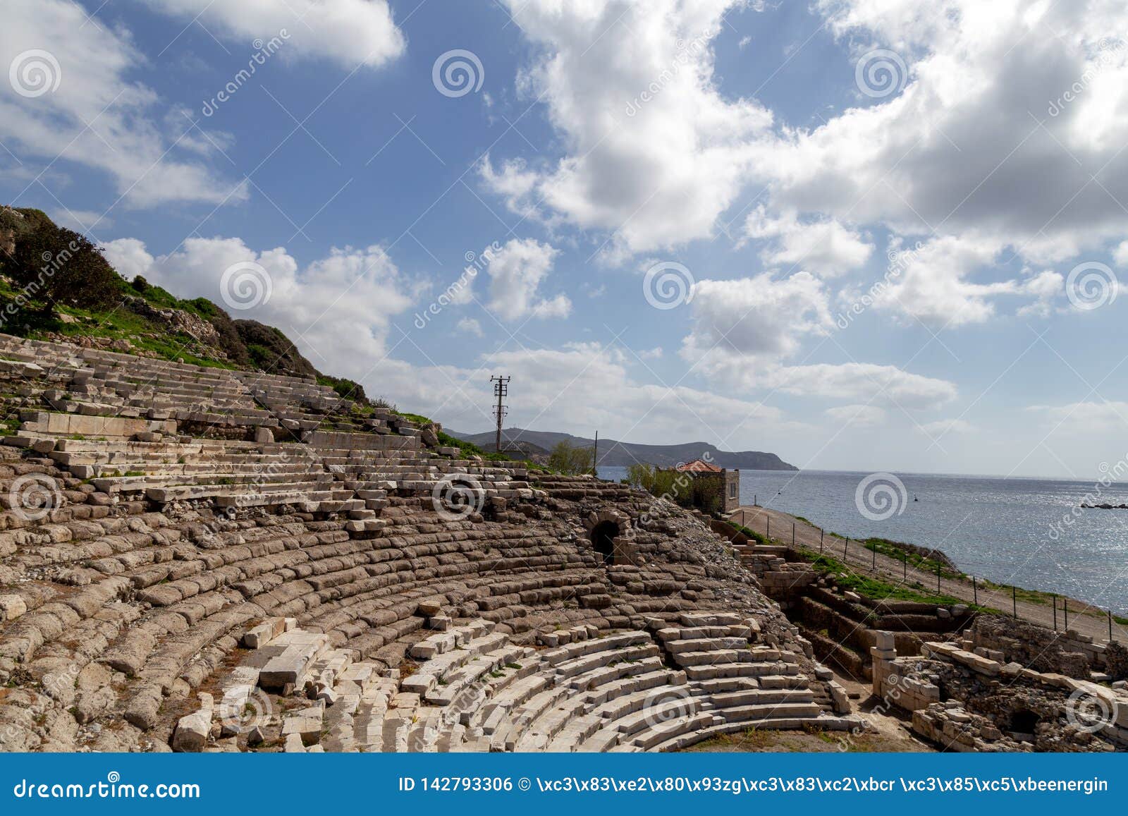 Knidos Cnidus Ancient City in Datca Peninsula, Mugla, TURKEY Stock ...