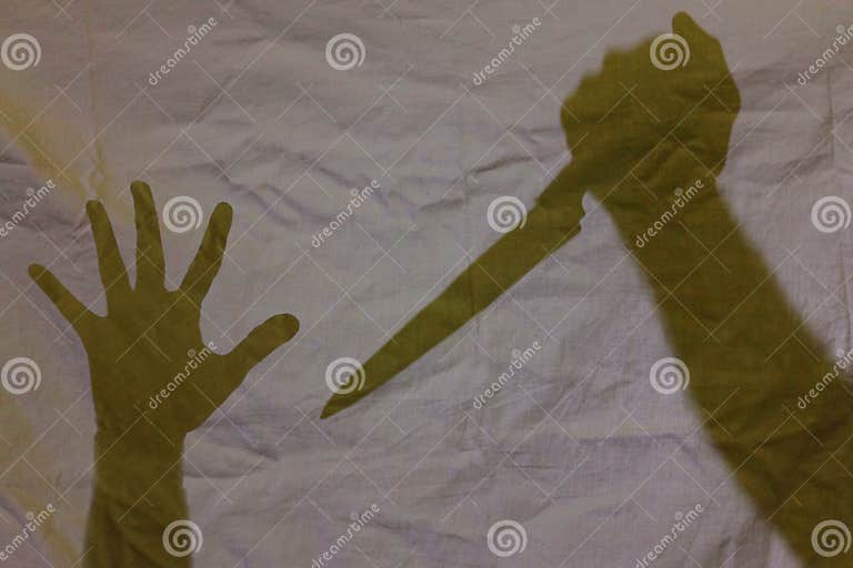 Knife attack horror murder stock image. Image of murder - 50387679