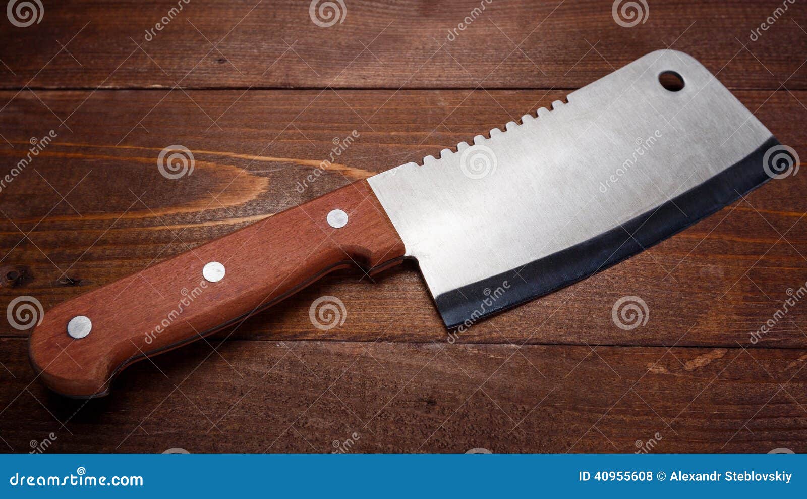 Knife butcher stock photo. Image of metallic, blade, working - 40955608