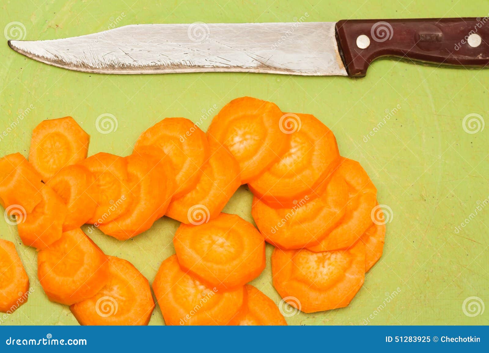 Knife and carrot stock image. Image of carrot, ingredient - 51283925