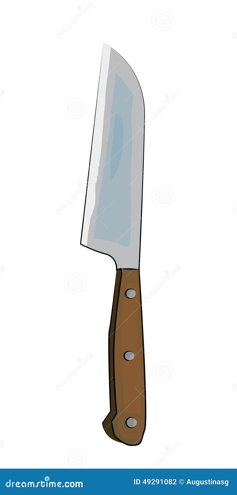 Knife cartoon stock illustration. Illustration of cooking - 49291082