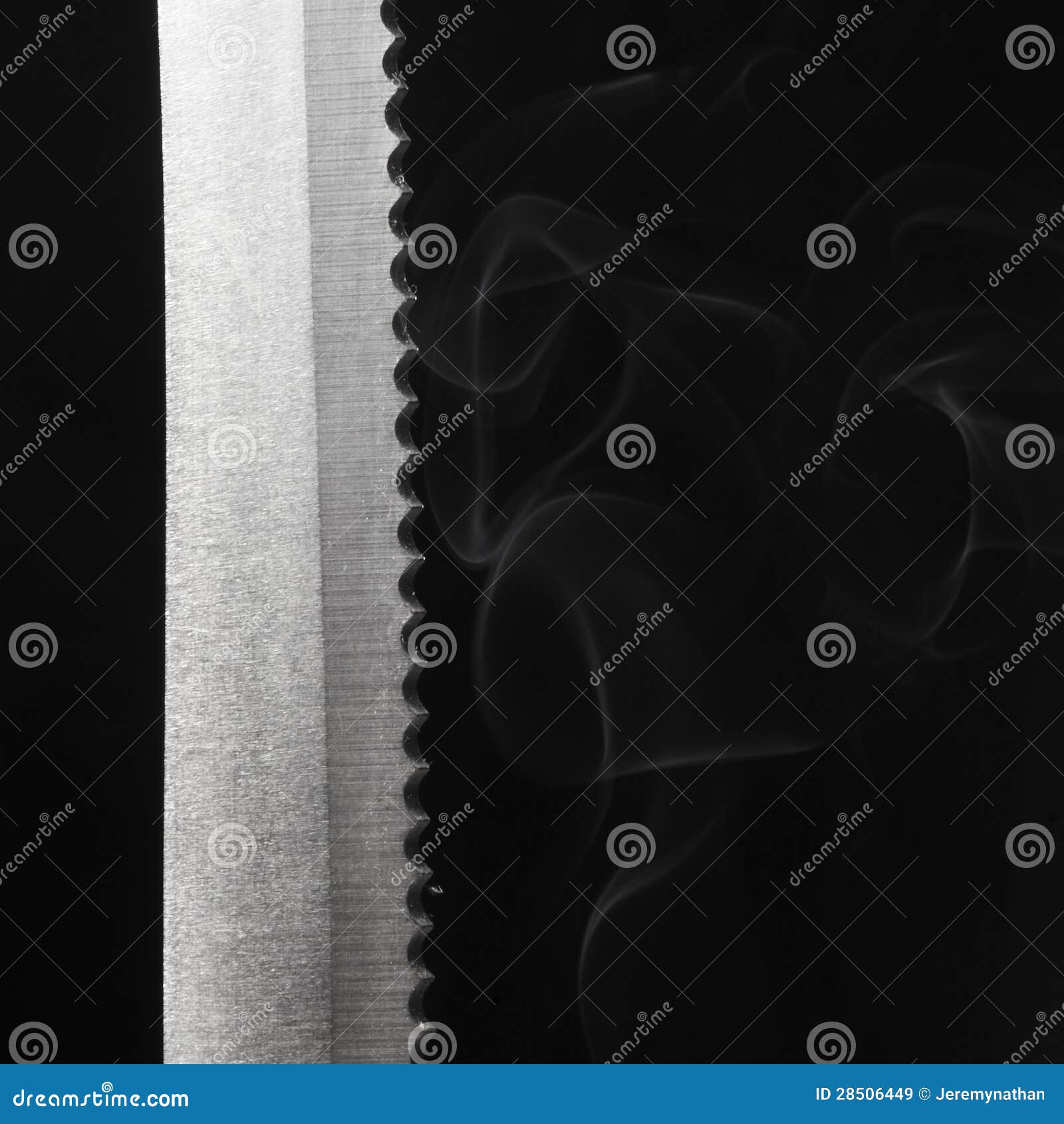 Knife Cooking with Smoke stock image. Image of knives - 28506449