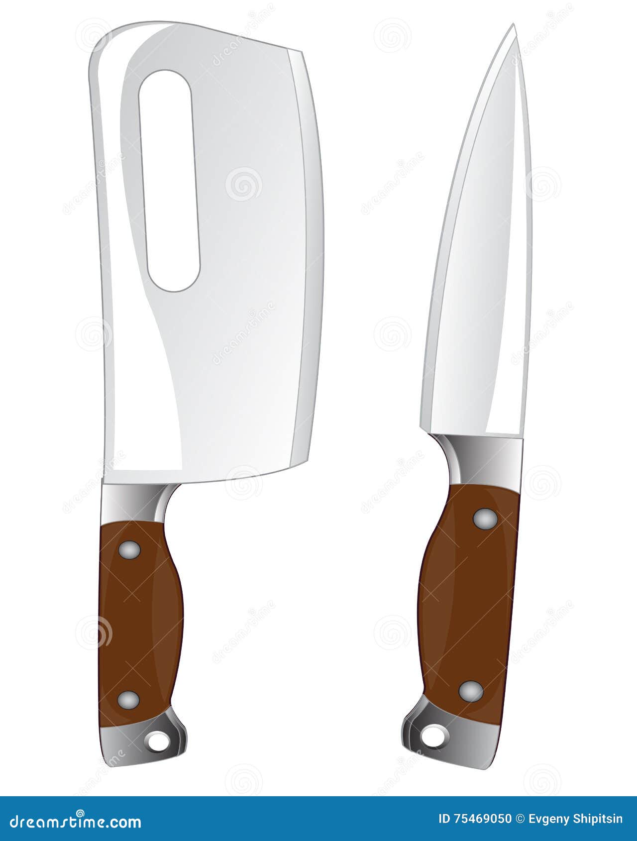 Knife and cutlass stock illustration. Illustration of object - 75469050
