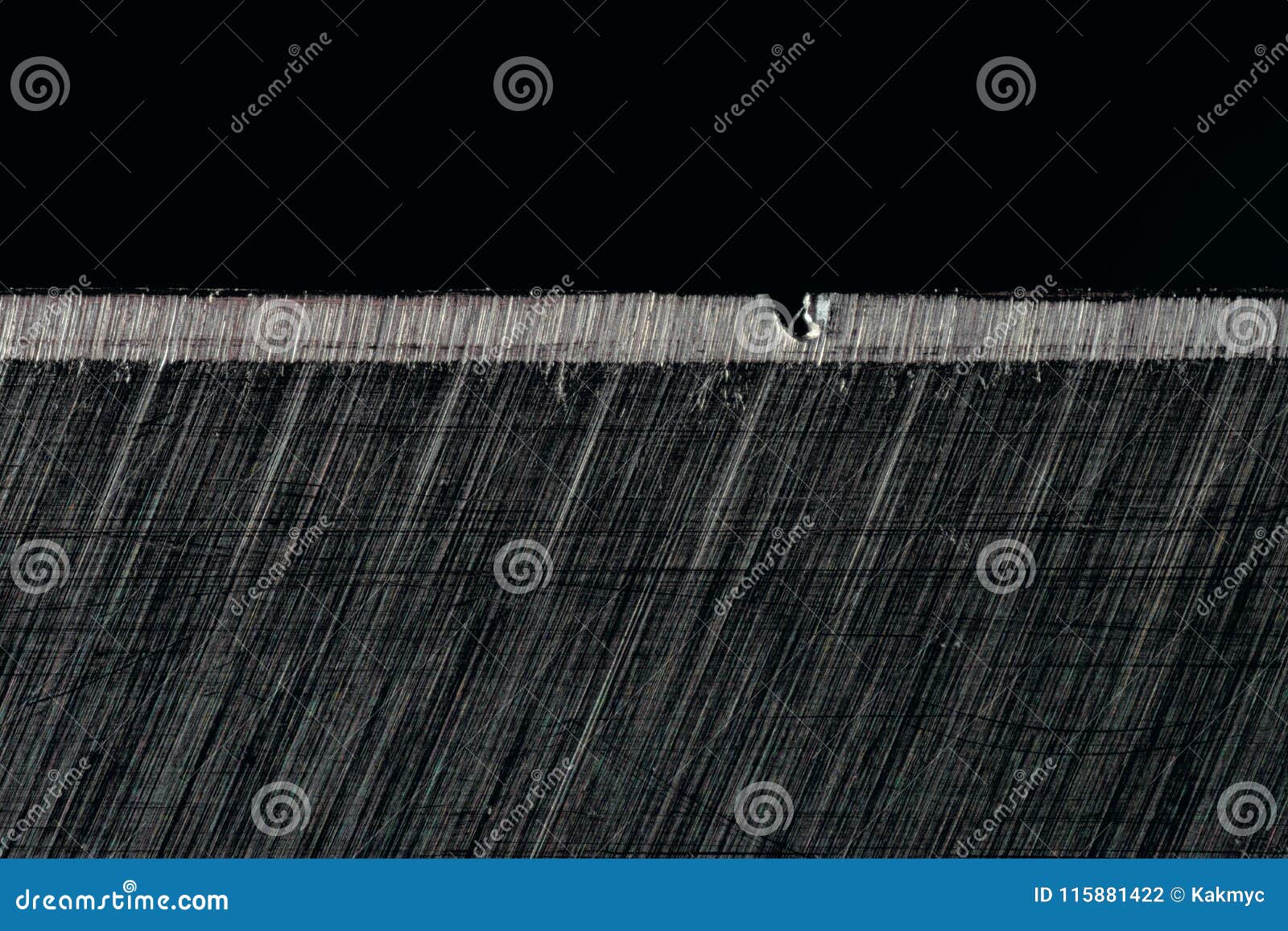 The Knife Edge with the Defect Stock Photo - Image of shiny, chop ...