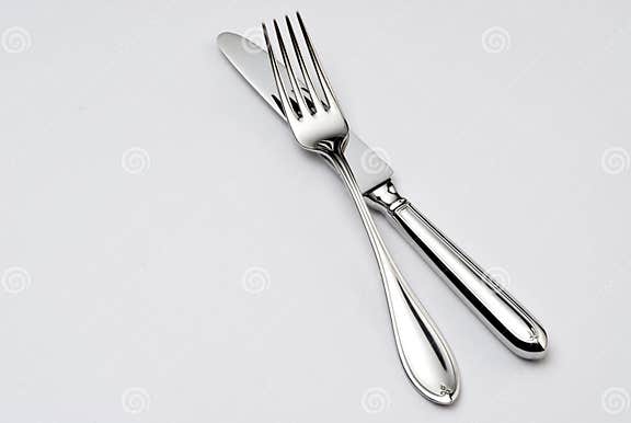 Knife and fork stock image. Image of path, elegance, dishware - 17251731