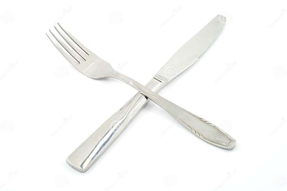 Knife and fork stock image. Image of utensil, knife, tool - 3595279