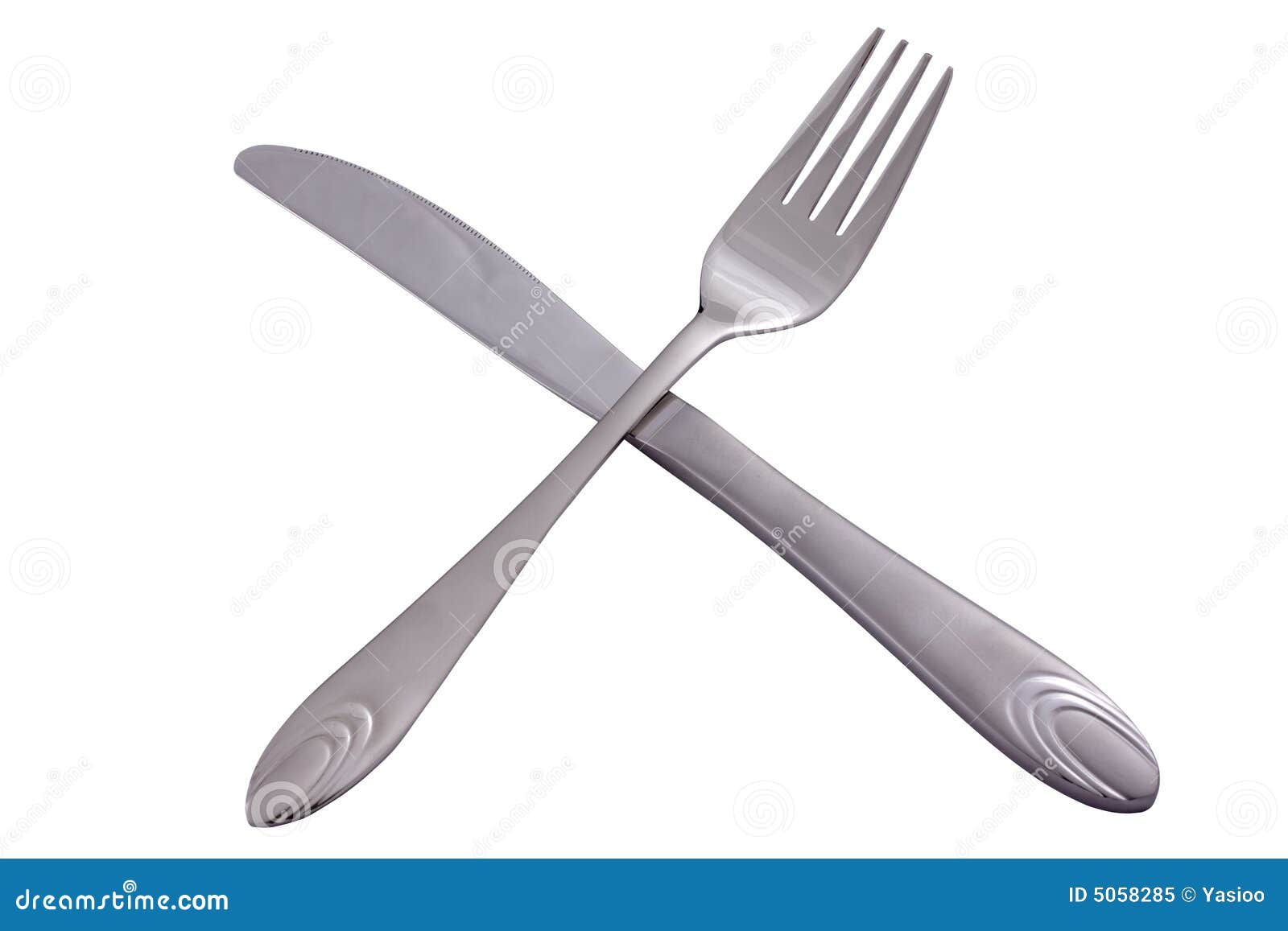 Knife and fork stock image. Image of stainless, steel - 5058285