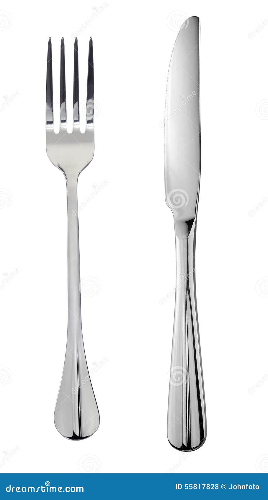 Knife and fork stock photo. Image of device, shiny, stainless - 55817828