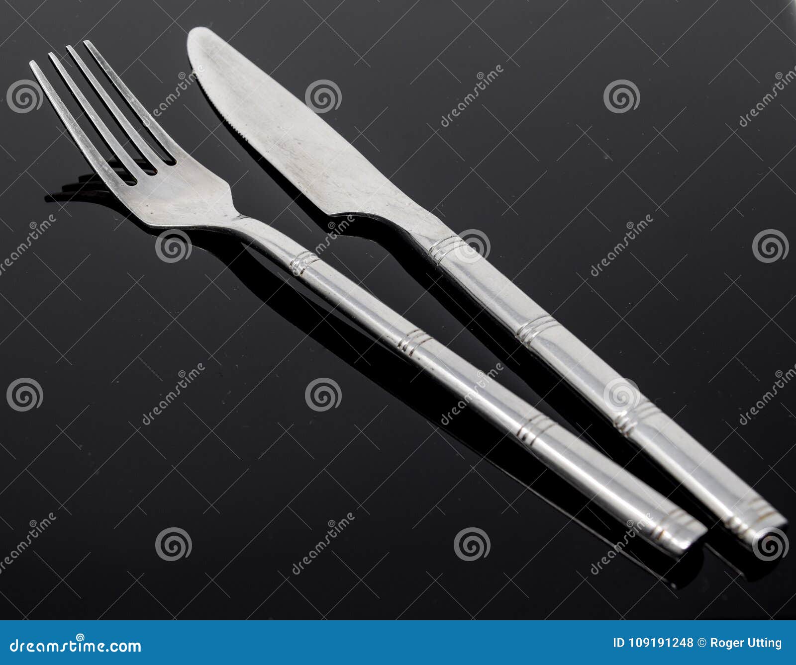 Knife and fork stock photo. Image of blade, fork, proof - 109191248