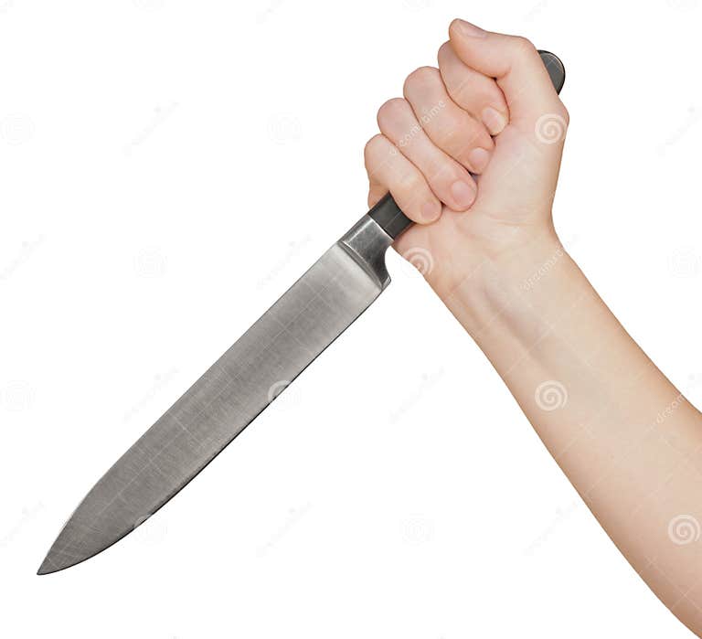 Knife in a hand stock photo. Image of crime, cutting - 22085102