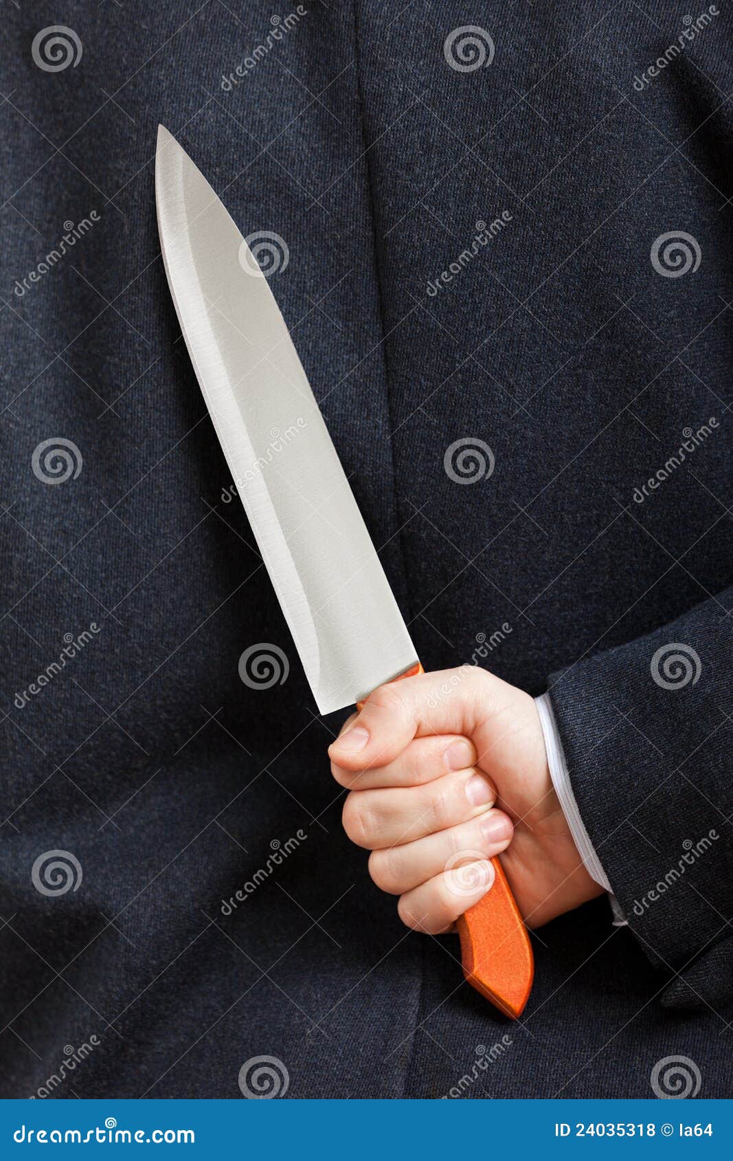 Knife in hand stock photo. Image of hooligan, businessman - 24035318
