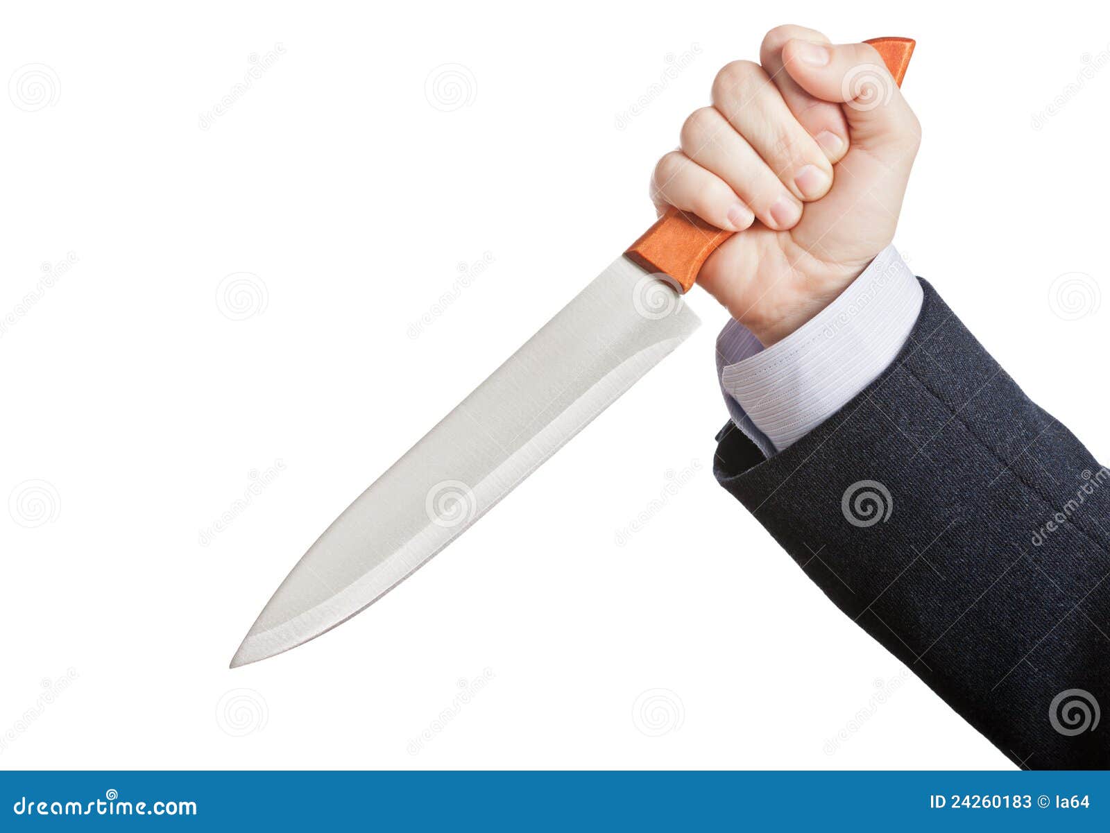 Knife in hand stock image. Image of death, knife, danger - 24260183