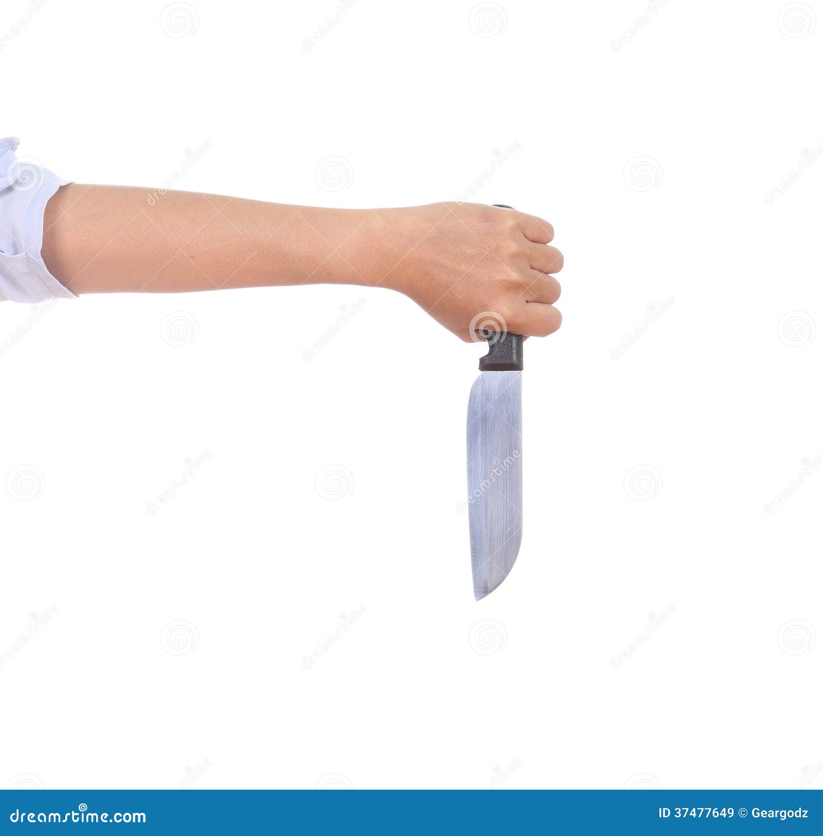 Knife in a hand stock image. Image of female, cutting - 37477649