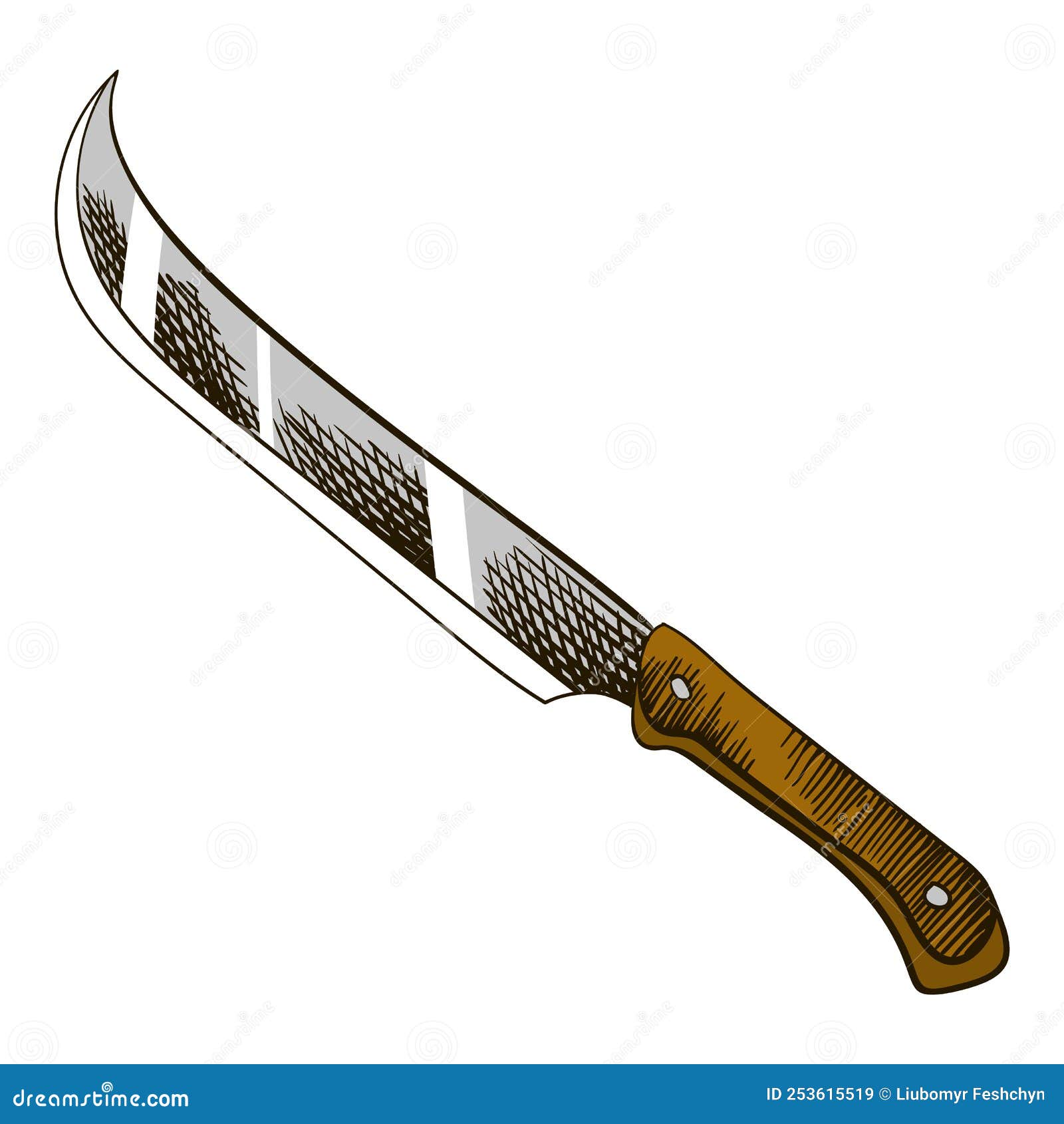 Sharp Awl Tool Vector Illustration | CartoonDealer.com #89315090
