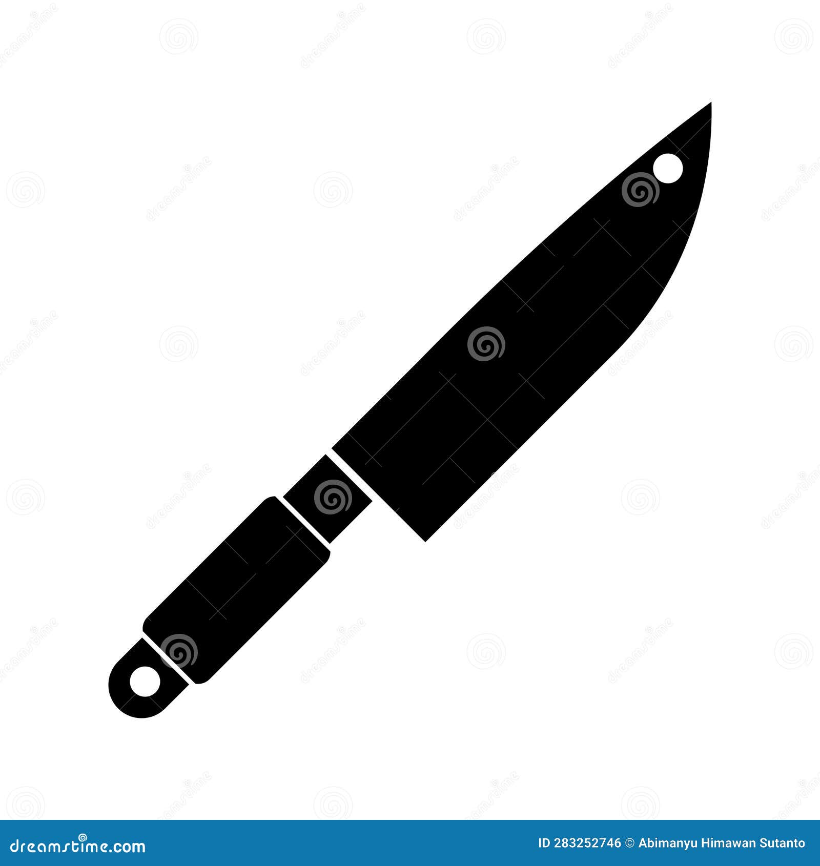 Knife icon vector stock vector. Illustration of white - 283252746