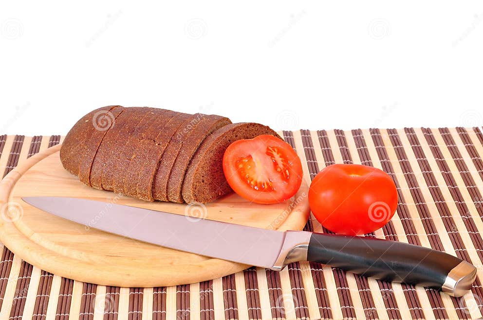 Knife mad bread stock image. Image of wheat, brown, breakfast - 16666331