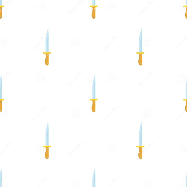 Knife Pattern Seamless Vector Stock Vector - Illustration of knife ...