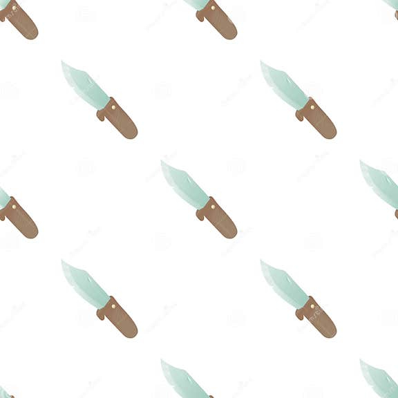 Knife Pattern Seamless Vector Stock Vector - Illustration of military ...