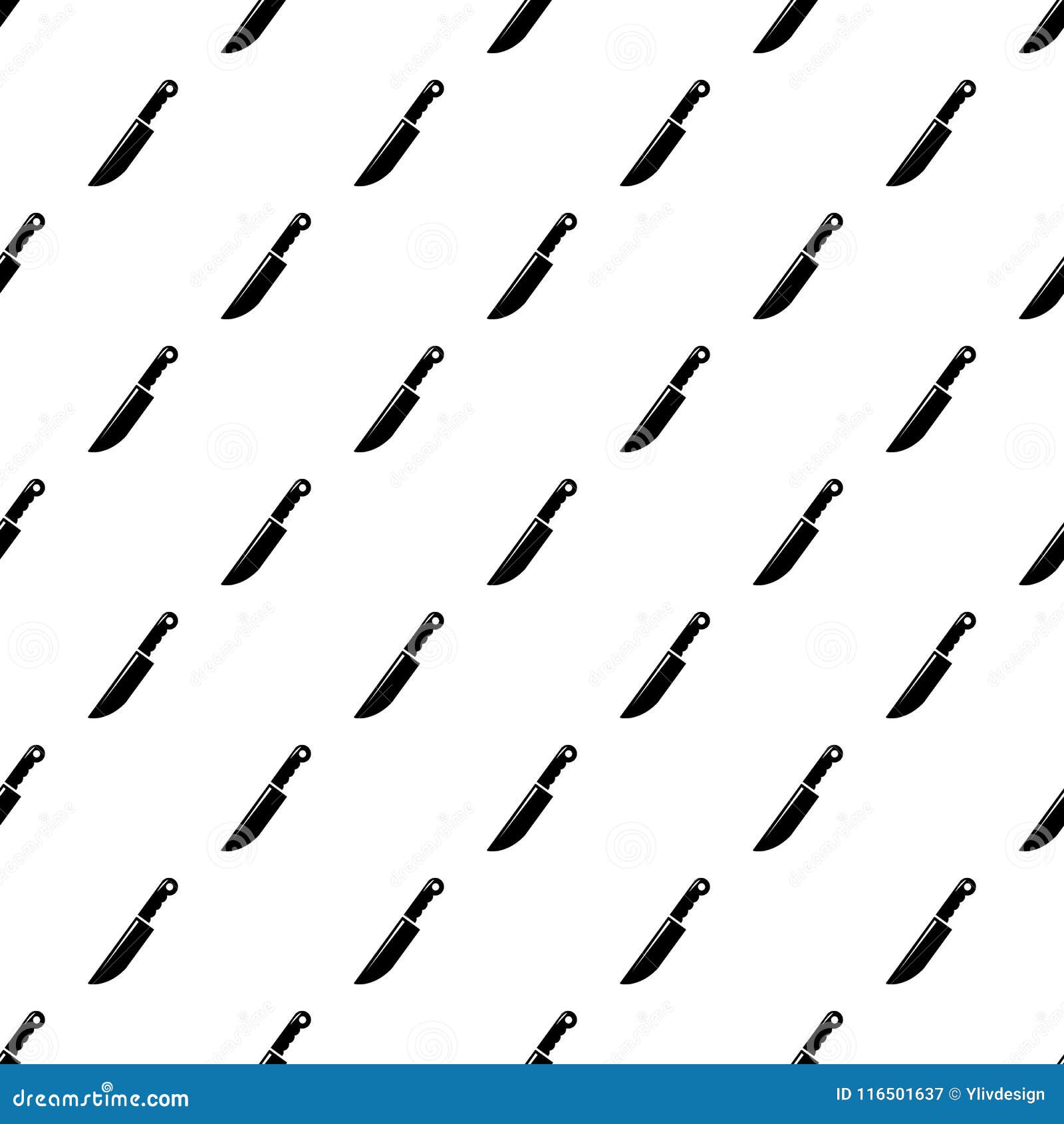 Knife Pattern Vector Seamless Stock Vector - Illustration of breakfast ...