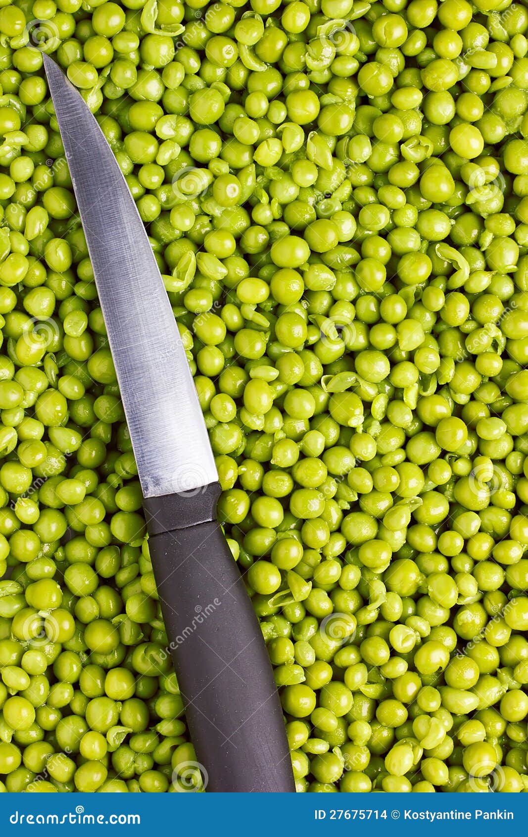 Knife and Peas stock photo. Image of agriculture, nutrition - 27675714
