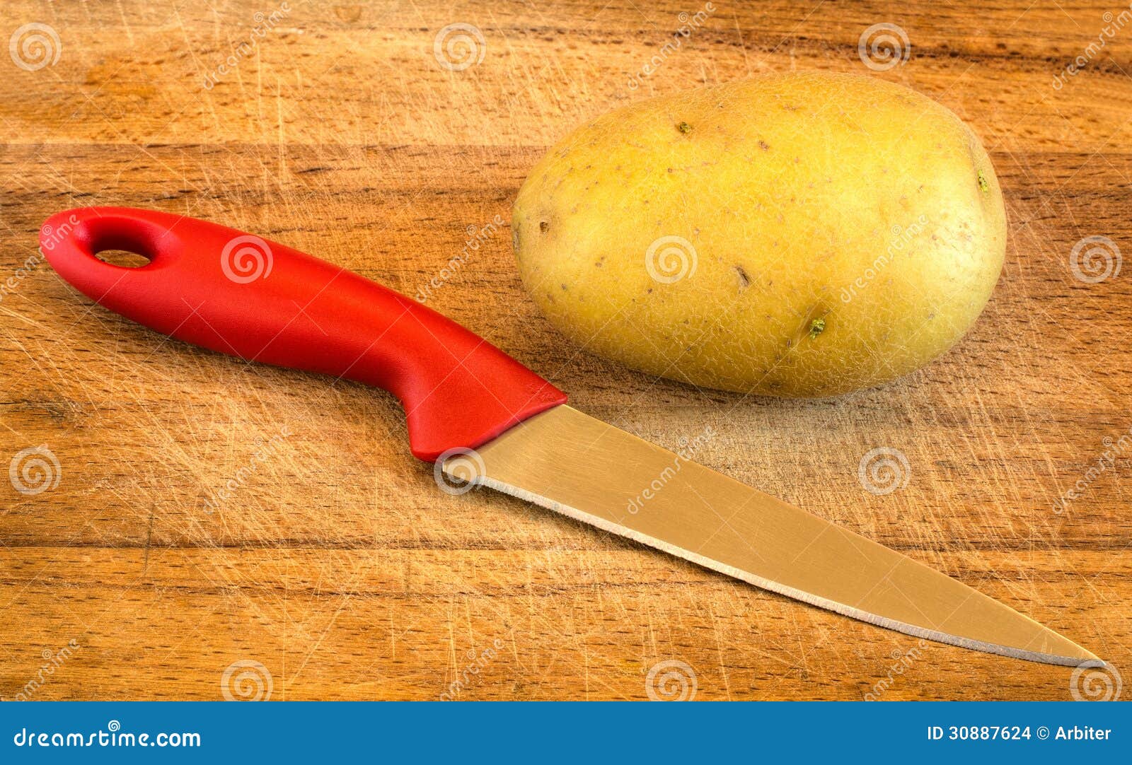 Knife and potato stock photo. Image of potatoes, sharp - 30887624