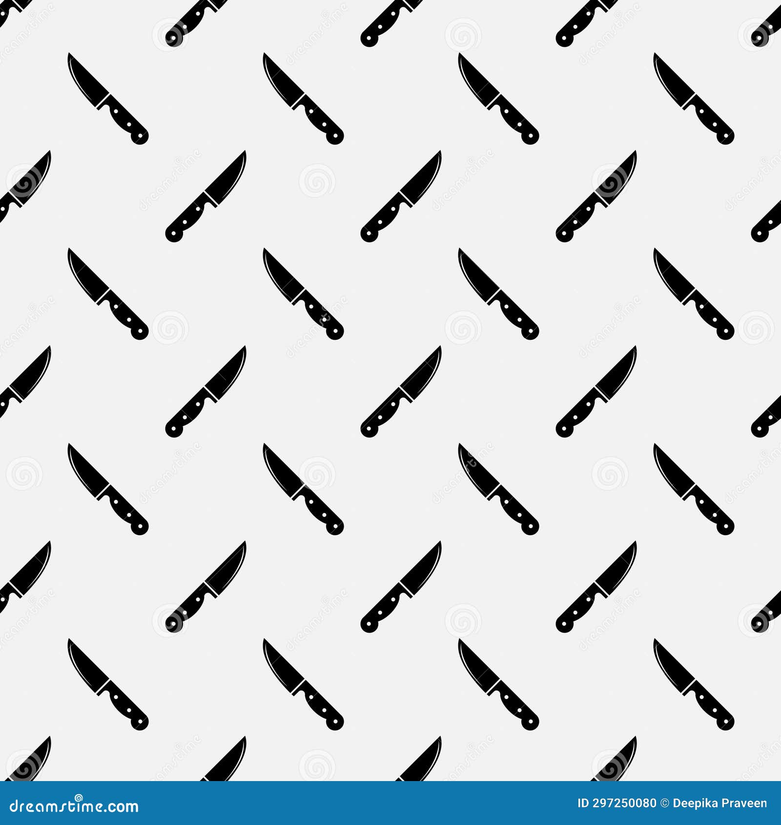 Knife Seamless Pattern Vector Stock Illustration - Illustration of ...