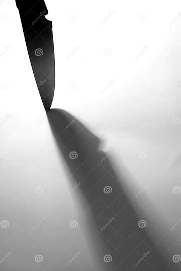 Knife Shadow stock photo. Image of wound, threat, butchery - 445168