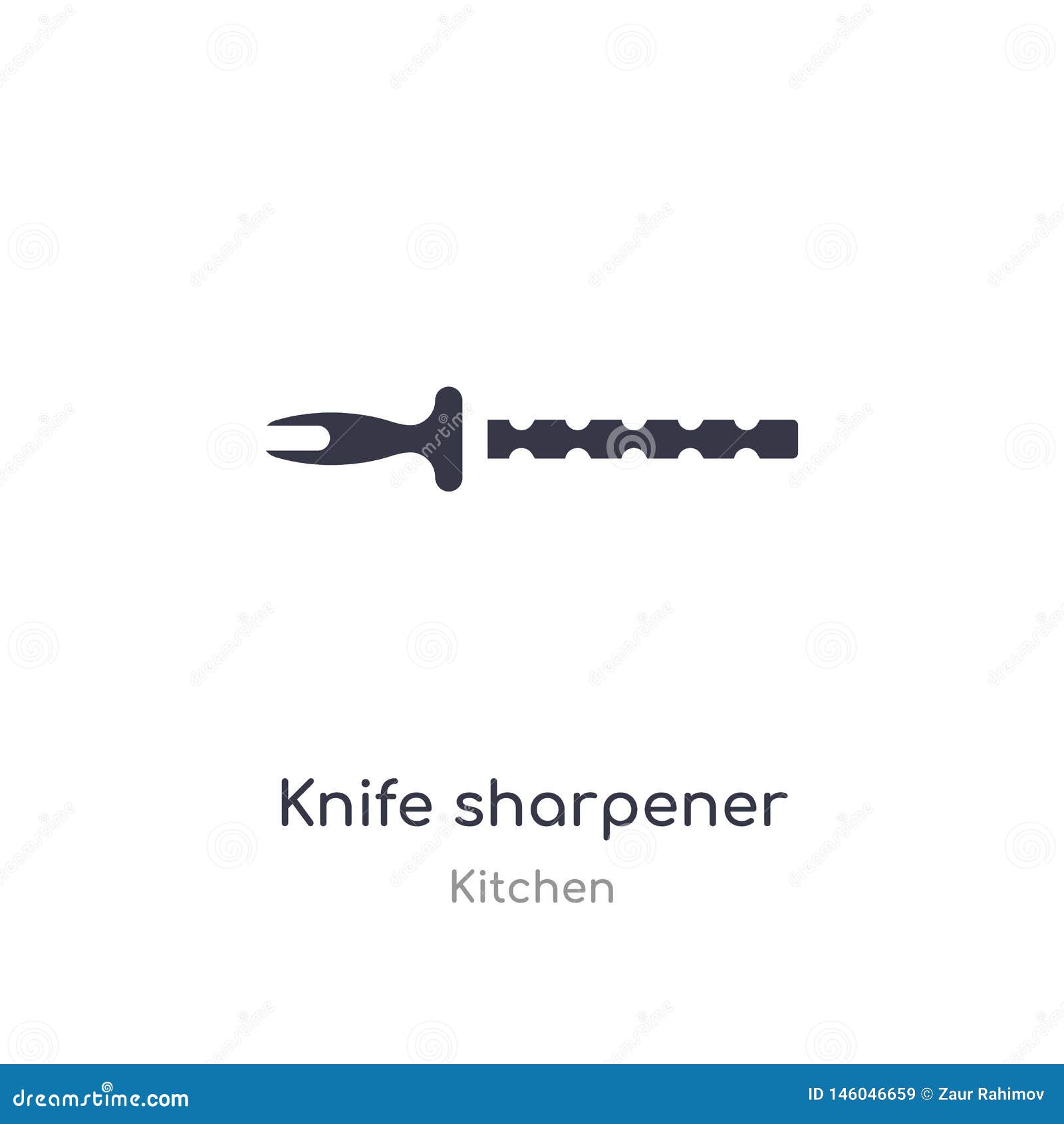 Knife Sharpener Icon. Isolated Knife Sharpener Icon Vector Illustration ...