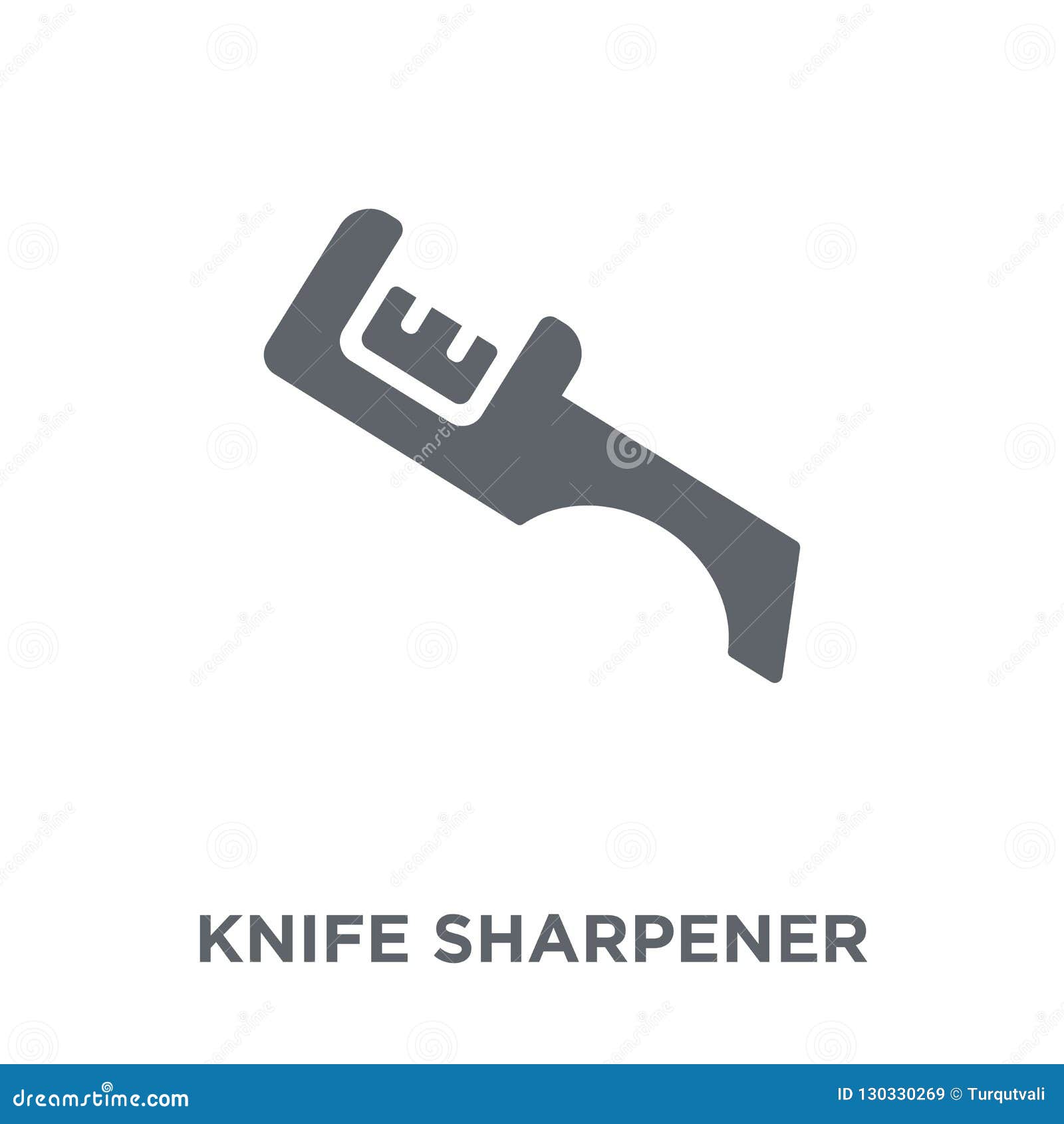 Knife Sharpener Icon from Kitchen Collection. Stock Vector ...