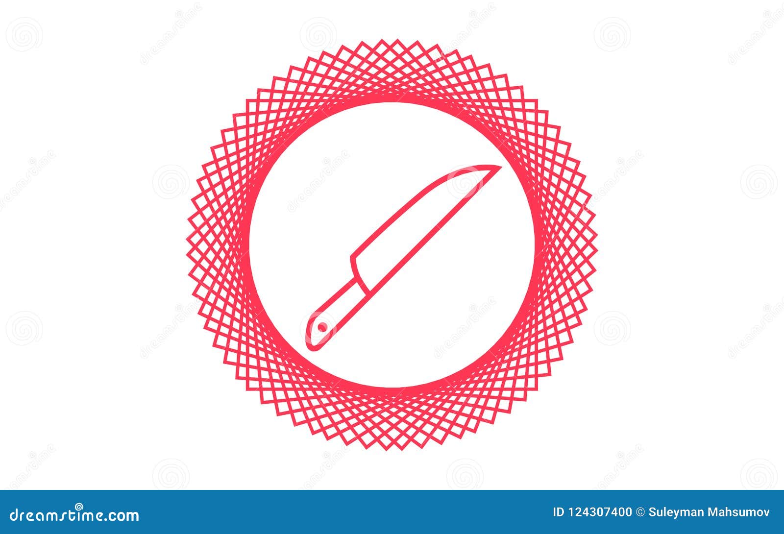 Knife Vector Icon Sign Symbol Stock Vector - Illustration of icon, chef ...