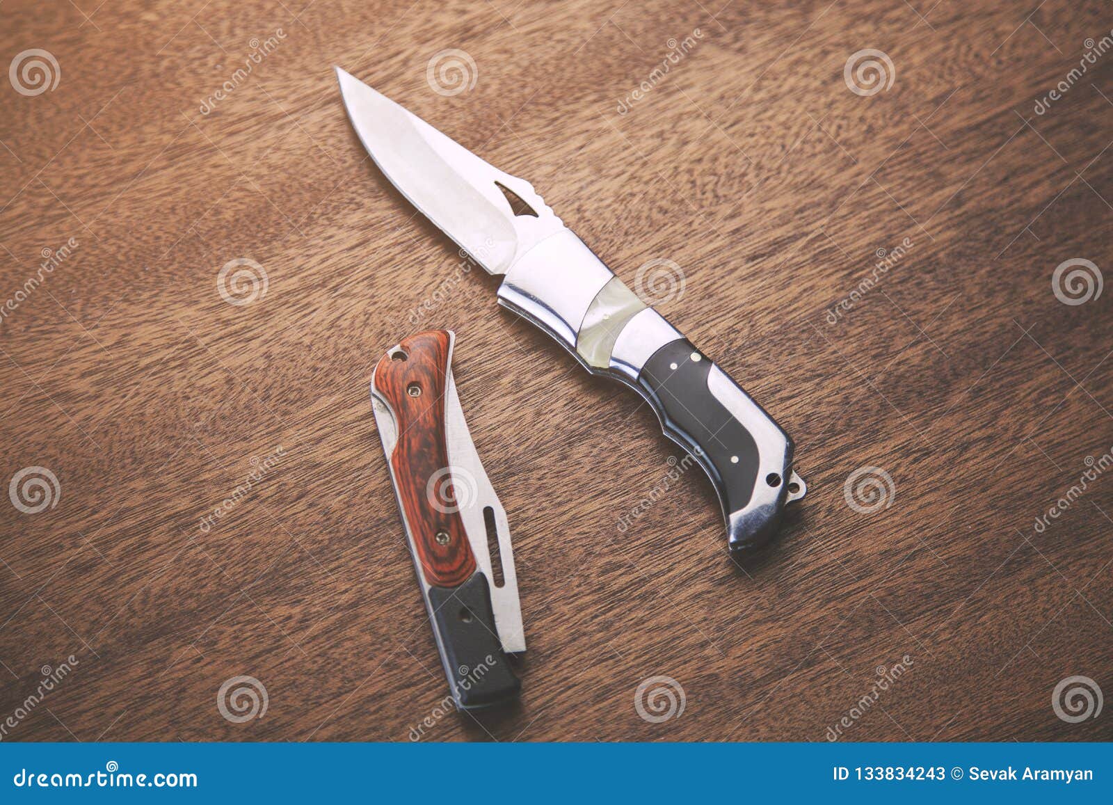 Knifes on table stock image. Image of ivory, kitchen - 133834243