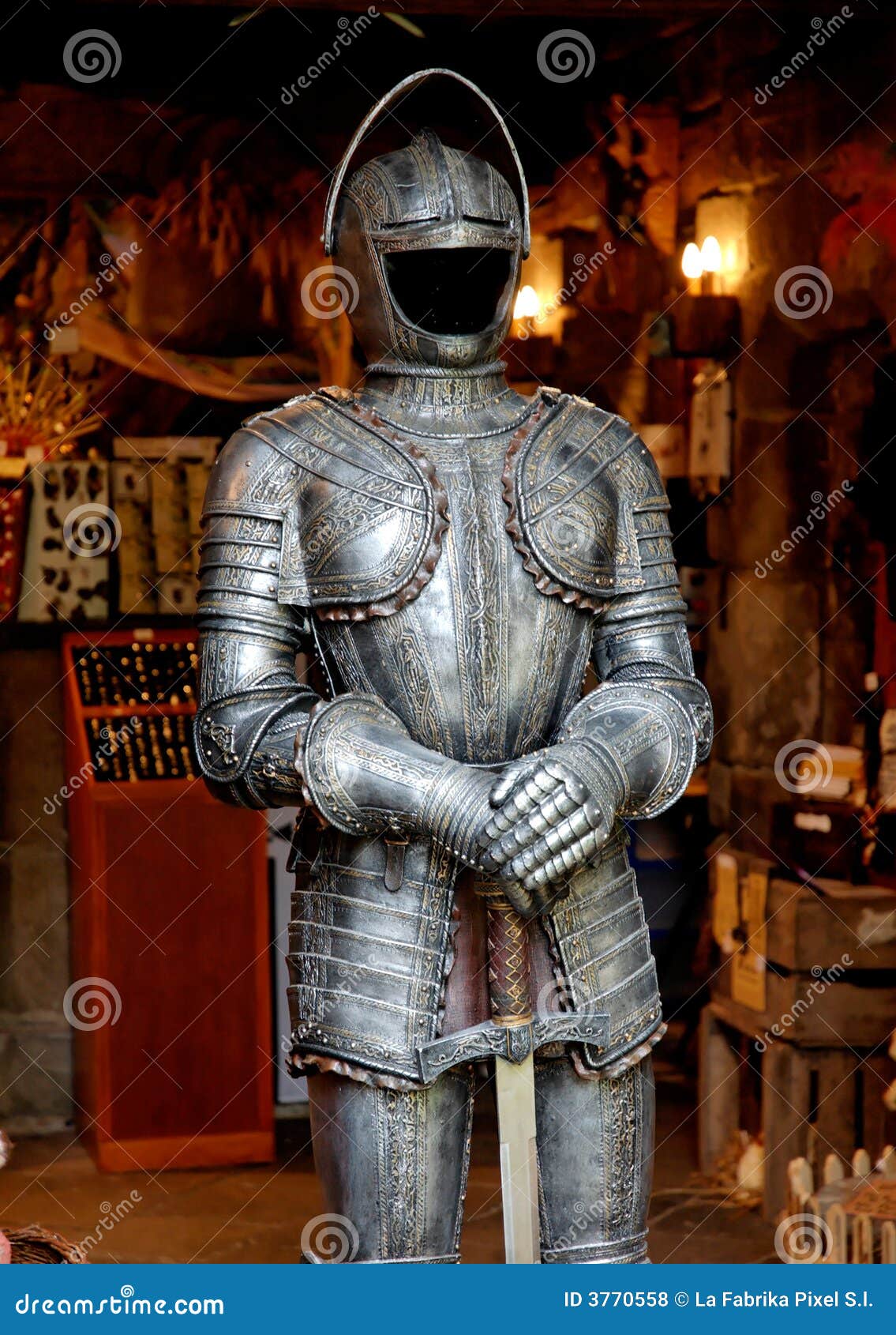 Knigh armour stock photo. Image of legend, paladin, museum - 3770558