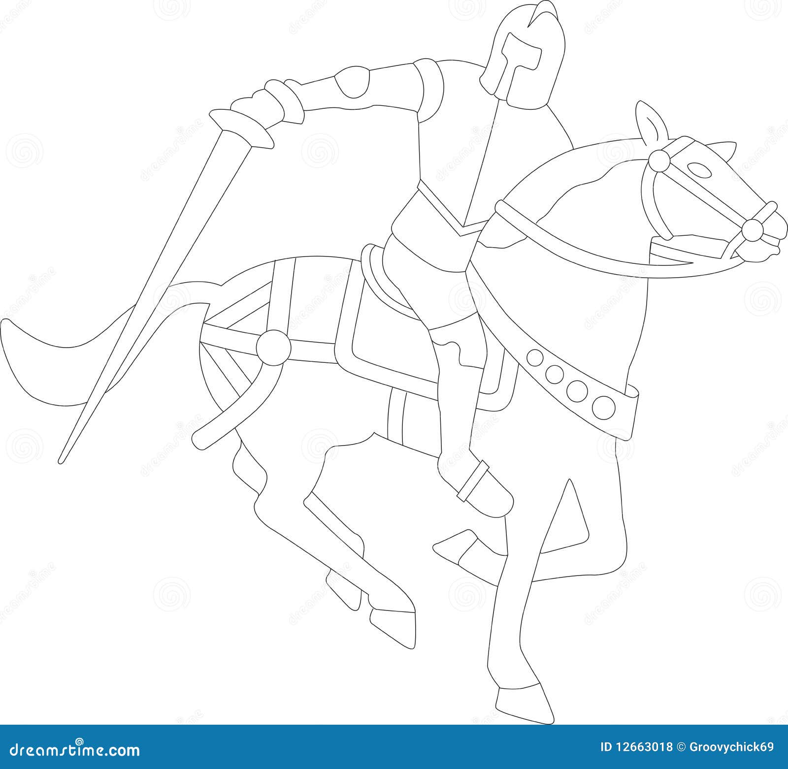 Knight stock illustration. Illustration of table, hero - 12663018