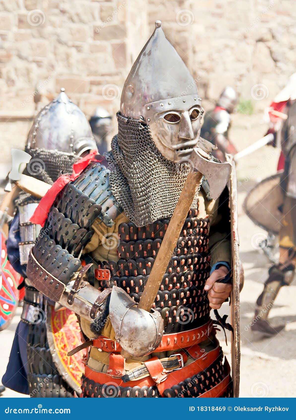 Knight stock image. Image of enactment, historic, history - 18318469