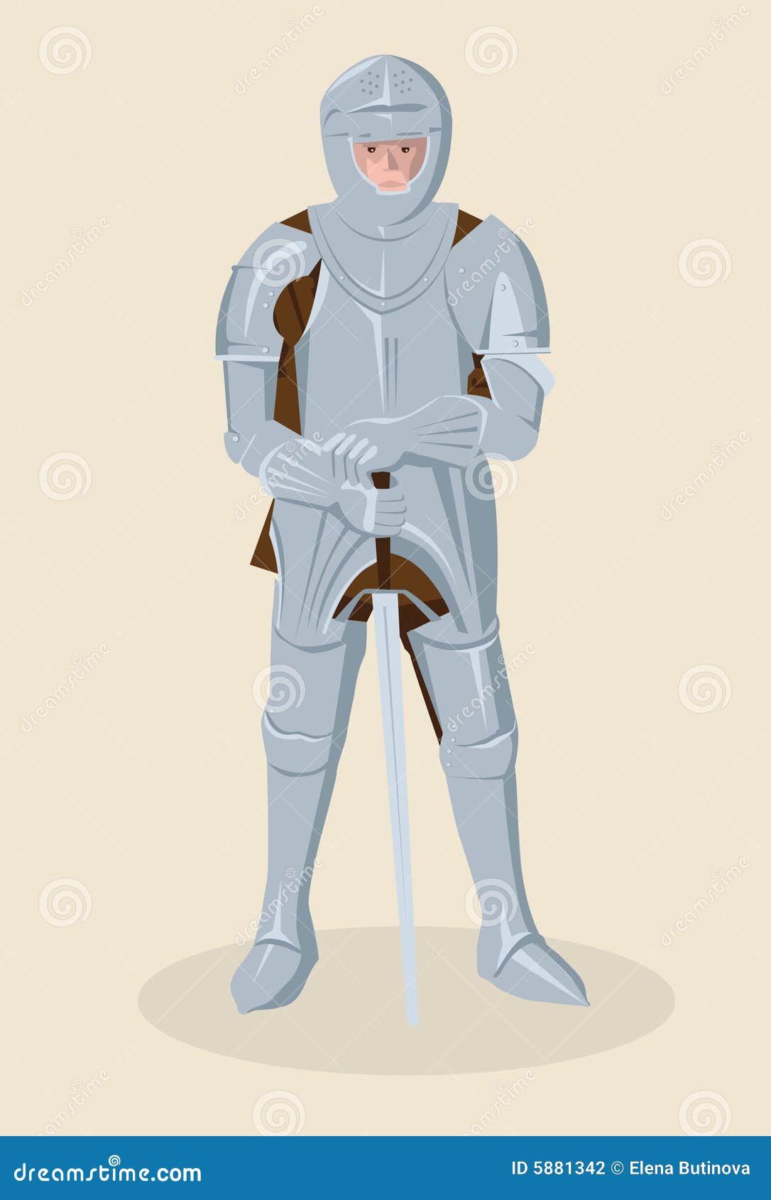 Knight stock vector. Illustration of knight, warrior, heroes - 5881342