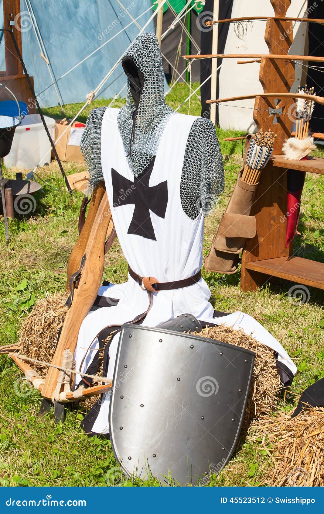 Knight armor stock photo. Image of army, action, history - 45523512