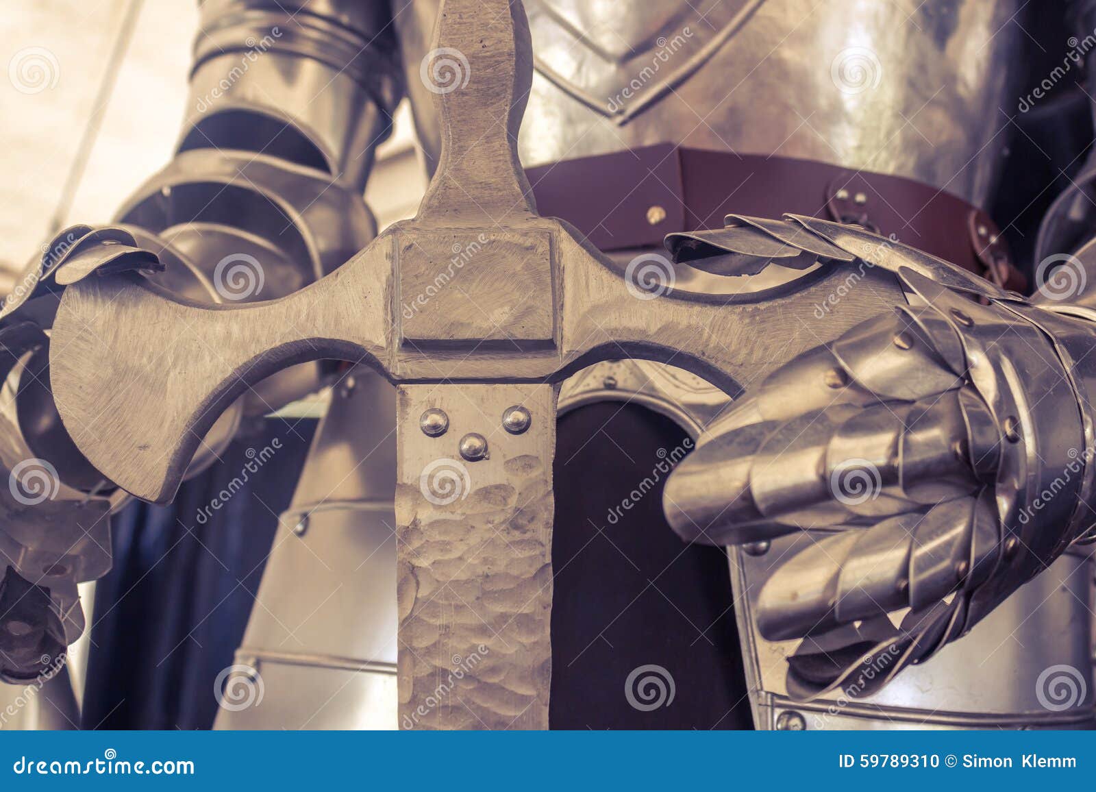 Knight armor stock photo. Image of metal, violence, smock - 59789310
