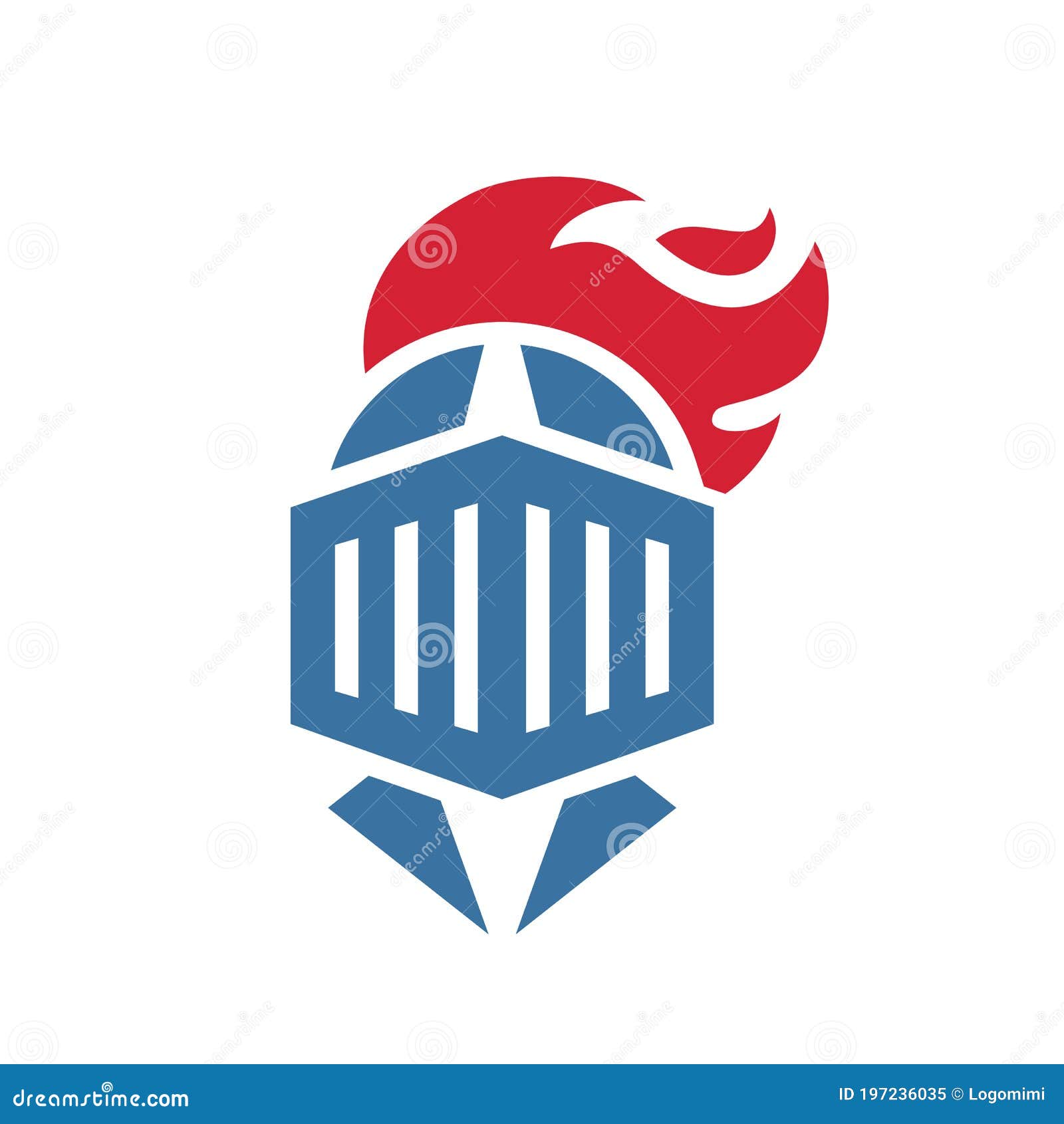 Knight Armor Logo Icon Design, Warrior Helmet Symbol Stock Vector ...