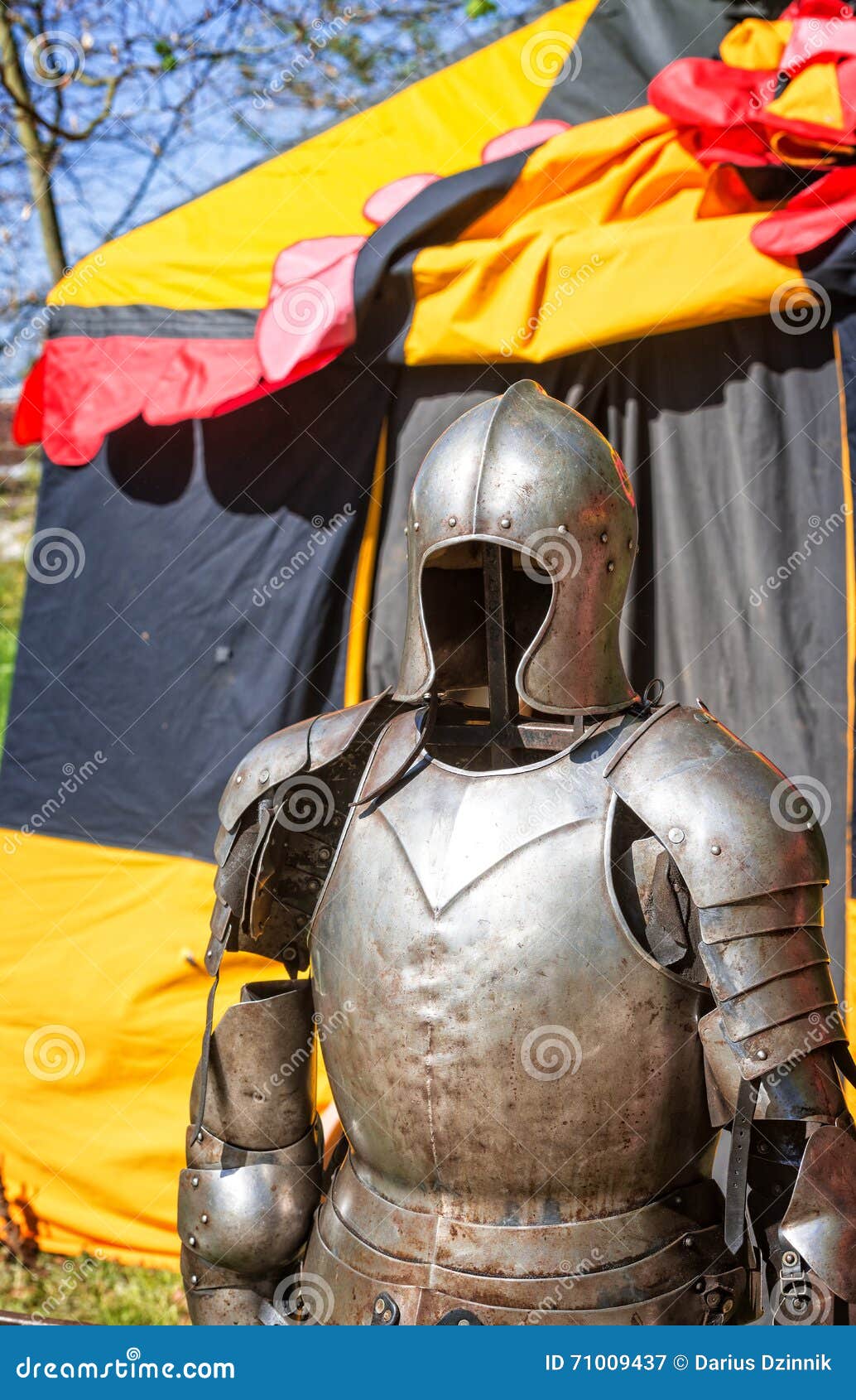 Knight armor stock image. Image of iron, medieval, metal - 71009437
