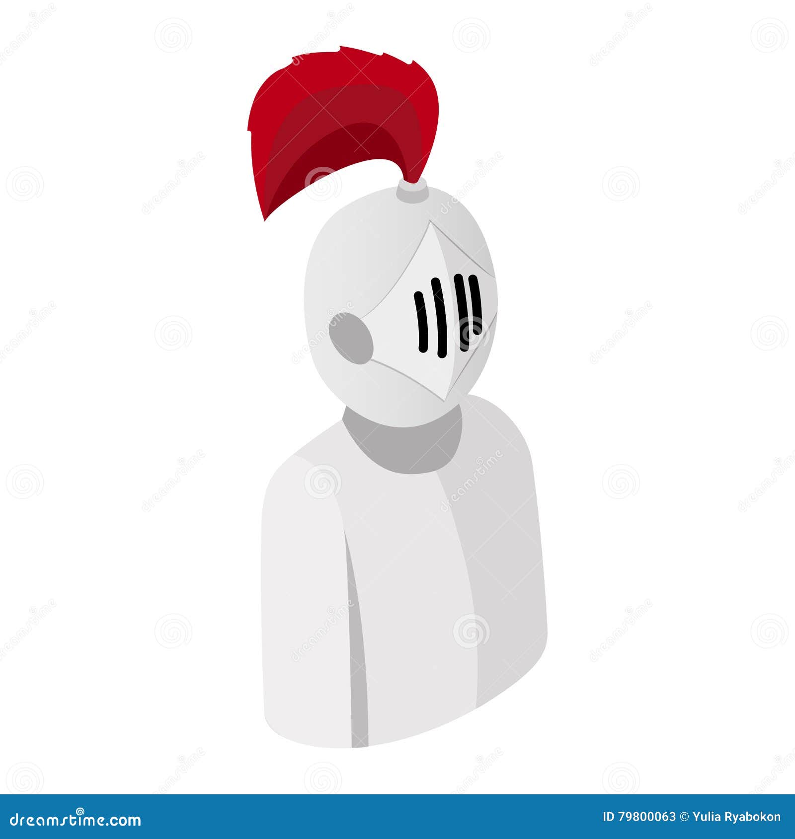 Knight Armour Isometric 3d Icon Cartoon Vector | CartoonDealer.com ...