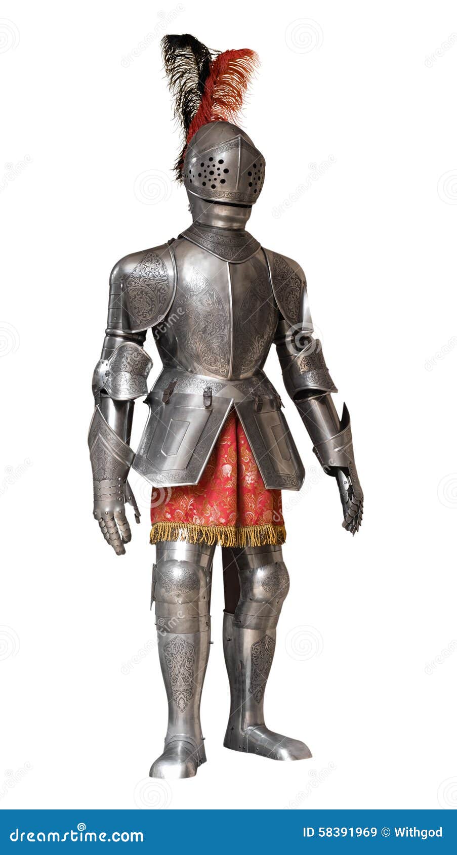 Knight Armour Suit, Isolated Stock Image - Image of cuirass, iron: 58391969