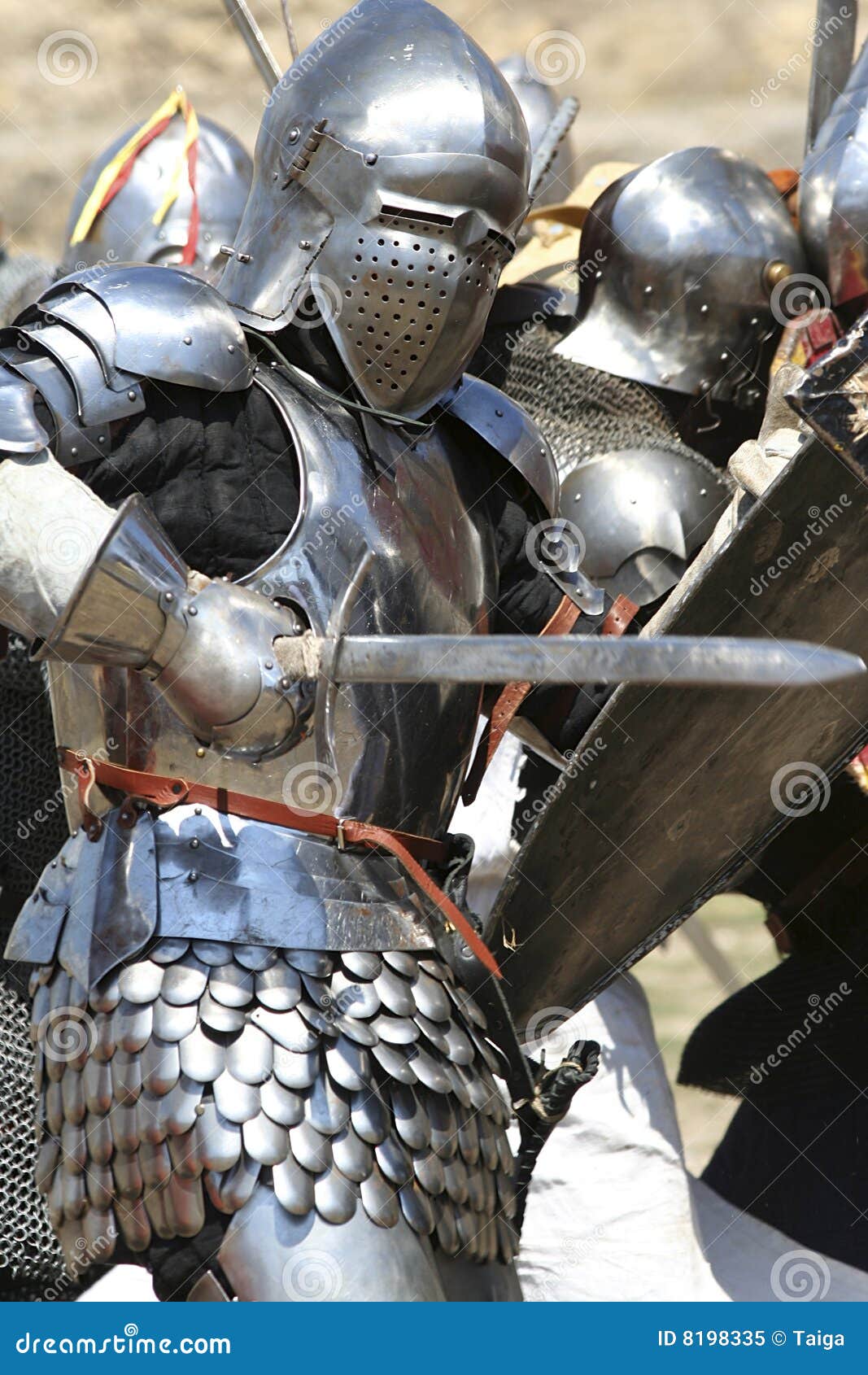 Knight attacks stock image. Image of forces, knight, medieval - 8198335