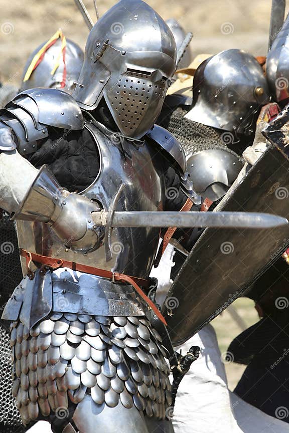 Knight attacks stock image. Image of forces, knight, medieval - 8198335