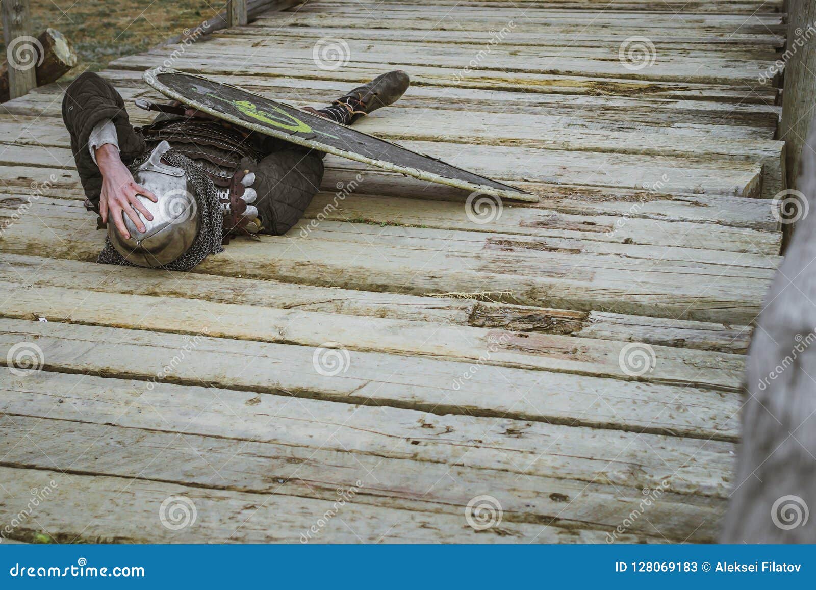 Knight on the battlefield stock image. Image of crusade - 128069183