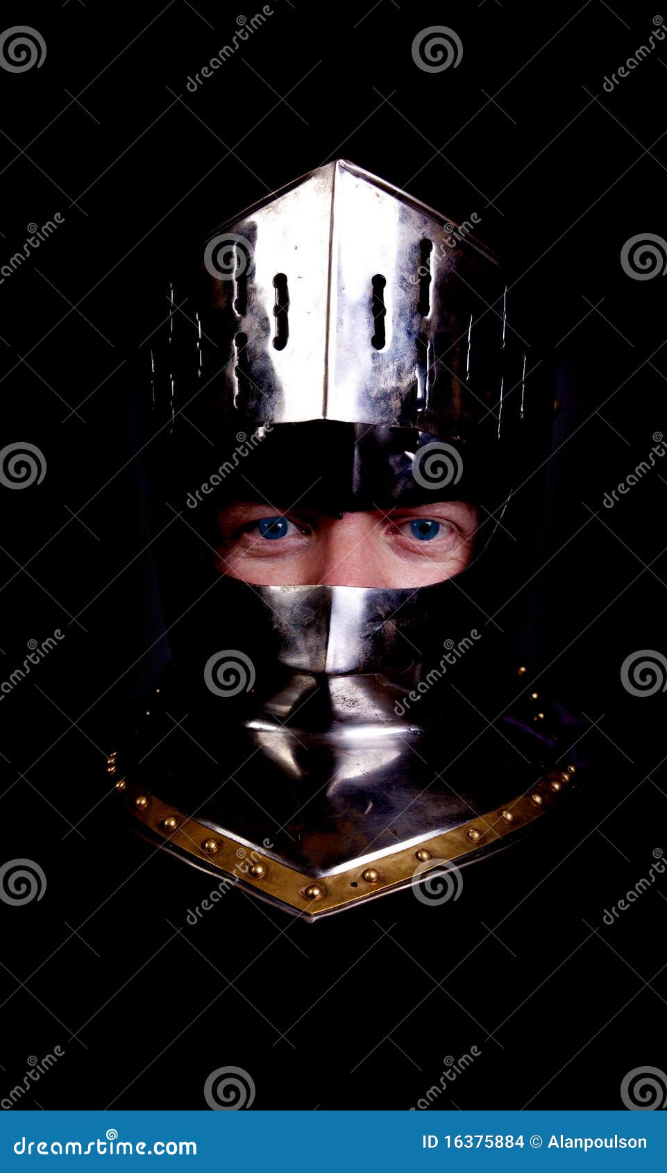 Knight blue eyes stock photo. Image of eyes, isolated - 16375884