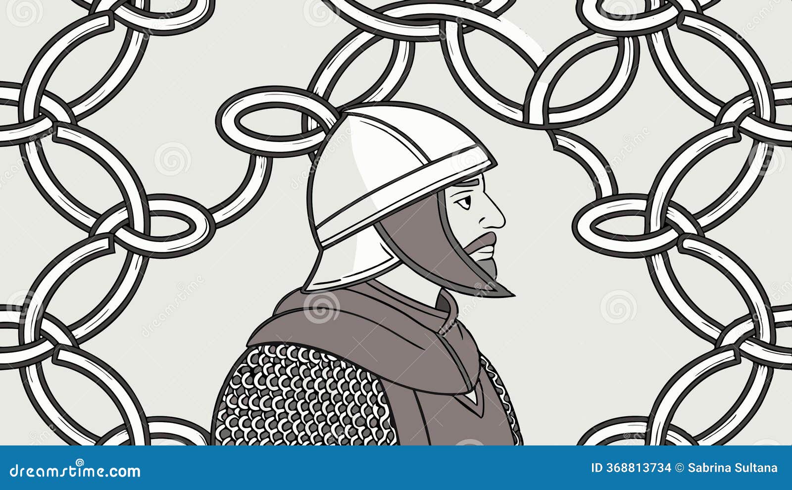 History, Chainmail Multi Color Icon. Simple Thin Line, Outline Of ...