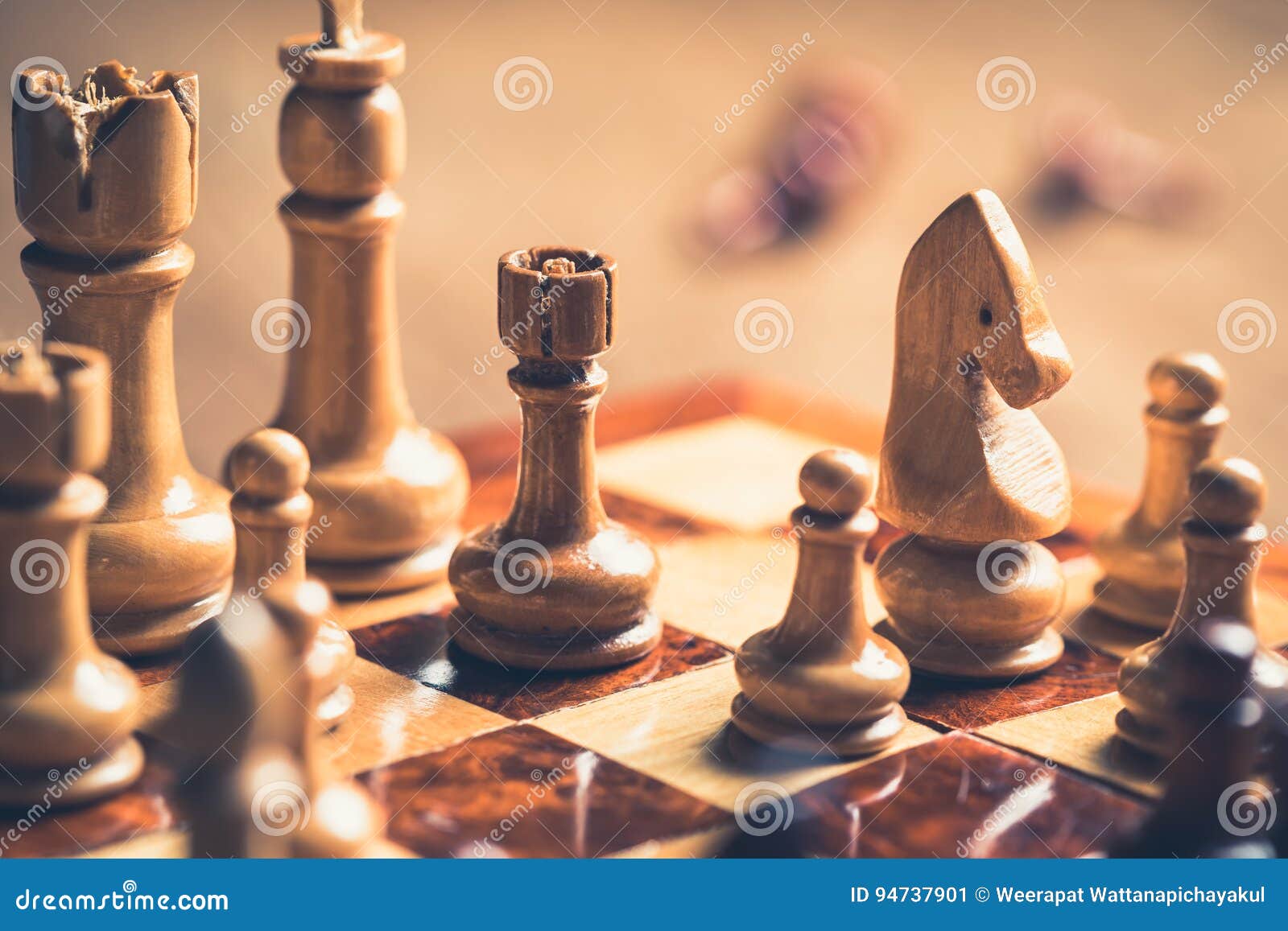 Knight Chess stock image. Image of achieve, retro, encounter - 94737901